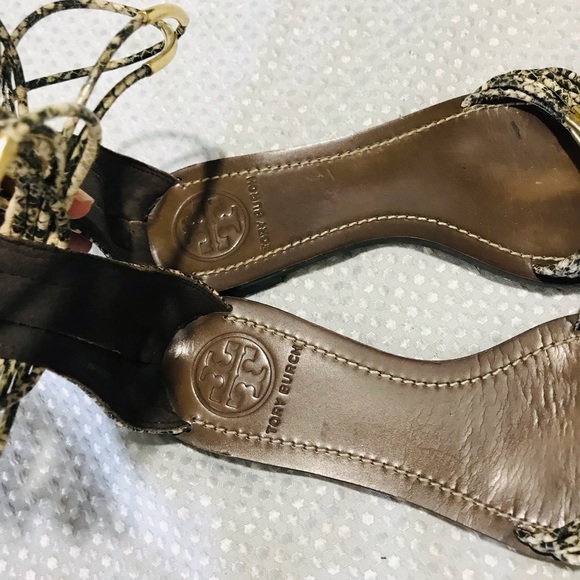 Tory Burch | Shoes | Tory Burch Metallic Mignon Gold Ring Flat Sandal ...